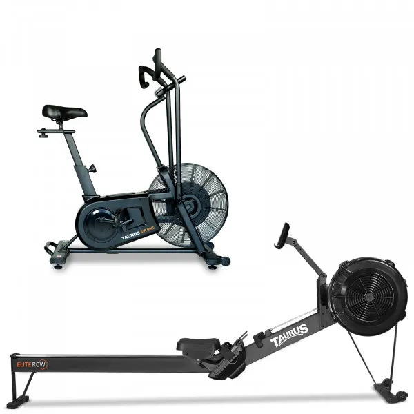 Taurus HIIT Cardio Duos (Elite Rower & Air Bike) - MyGym.im